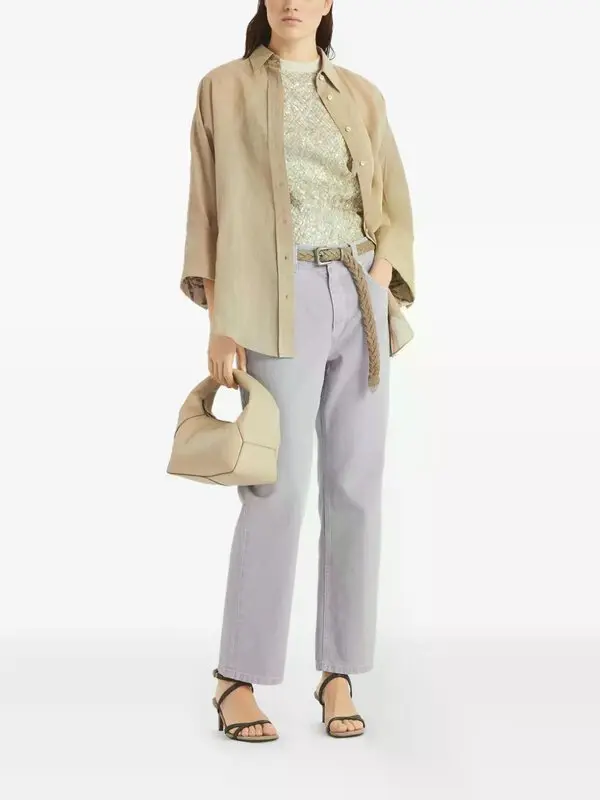 Brunello Cucinelli Sequined Embroidered Tank Top