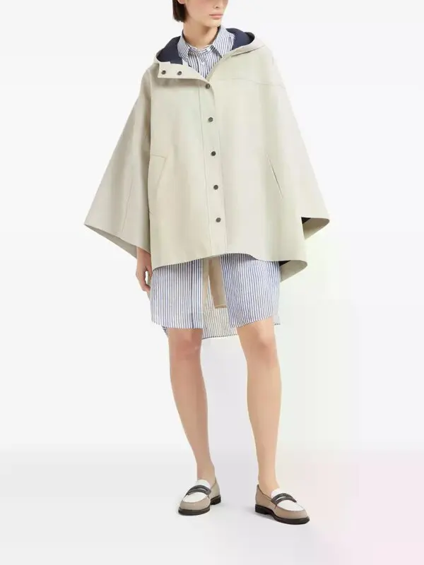 Brunello Cucinelli Cape-sleeves Jacket
