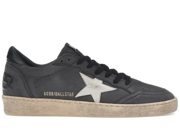 GOLDEN GOOSE Ball Starin Sneakers - Dark Grey/sand