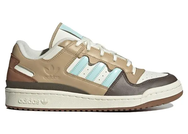 Adidas Forum Low Treats For Your Feets Choc Mintin Sneakers - White/brown