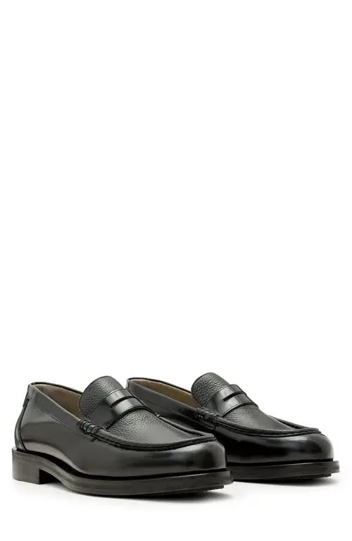 ALLSAINTS Bloom Penny Loafer - Black