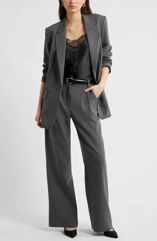 OPEN EDIT Relaxed Blazer - Grey Magnet