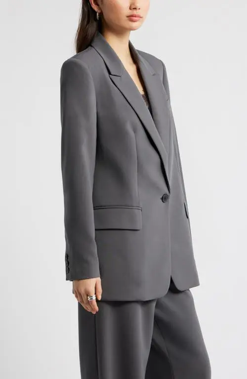 OPEN EDIT Relaxed Blazer - Grey Magnet