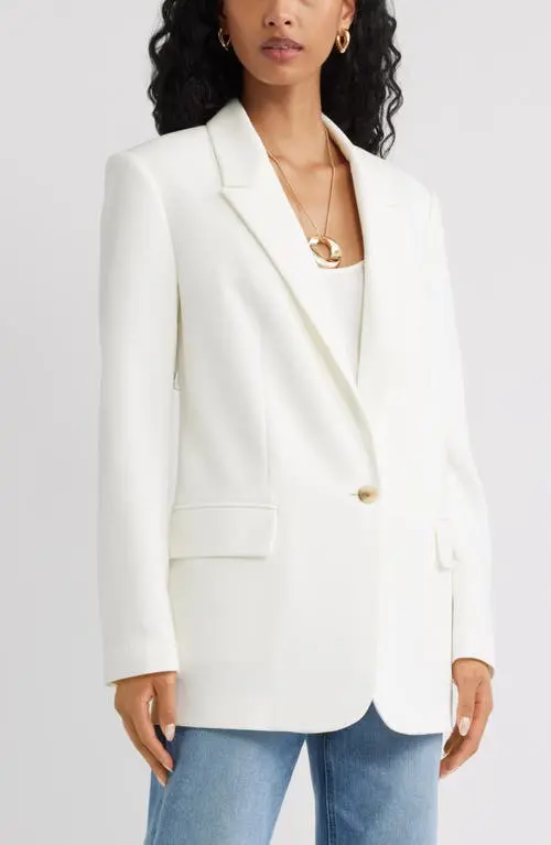 OPEN EDIT The Icon Relaxed Blazer - Ivory