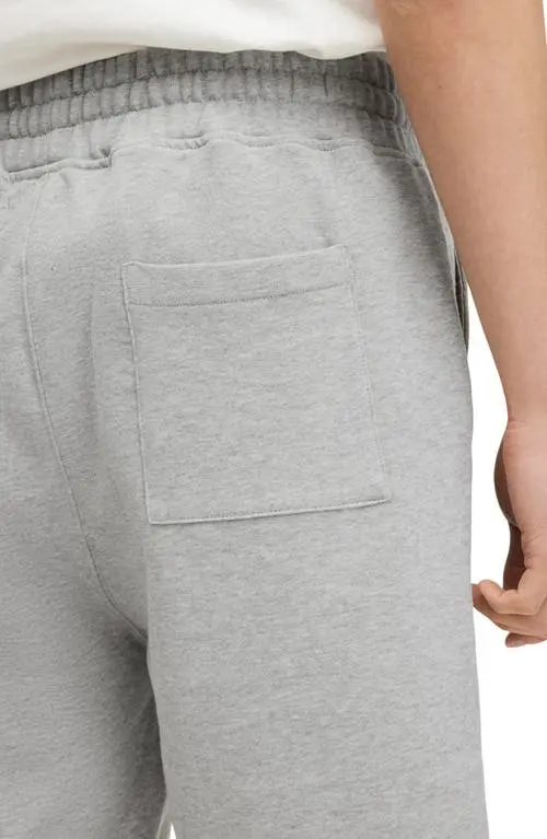 ALLSAINTS Underground Relaxed Fit Organic Cotton Sweat Shorts - Grey Marl