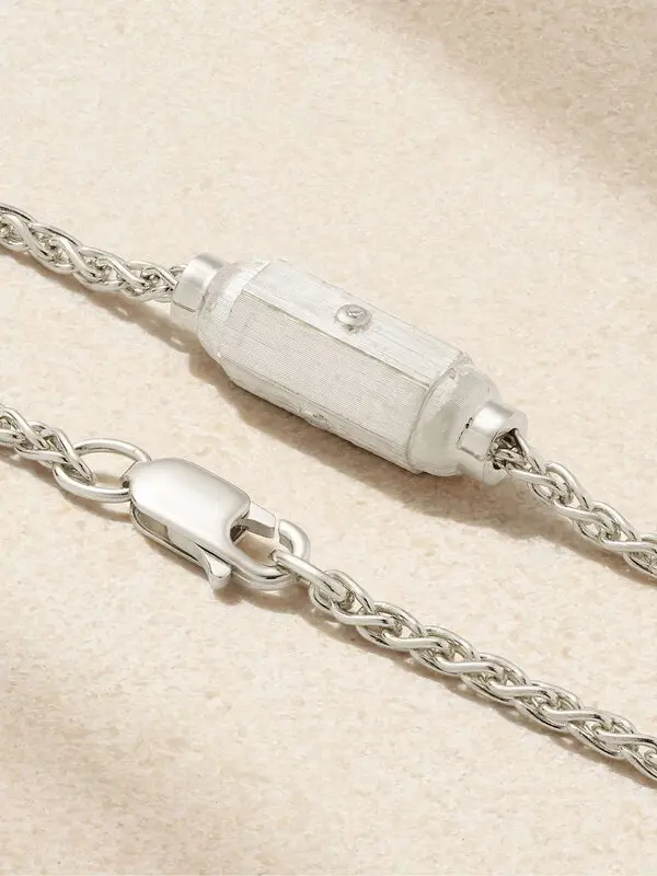 MARIE LICHTENBERG Micro Coco Diamond Bracelet - Silver