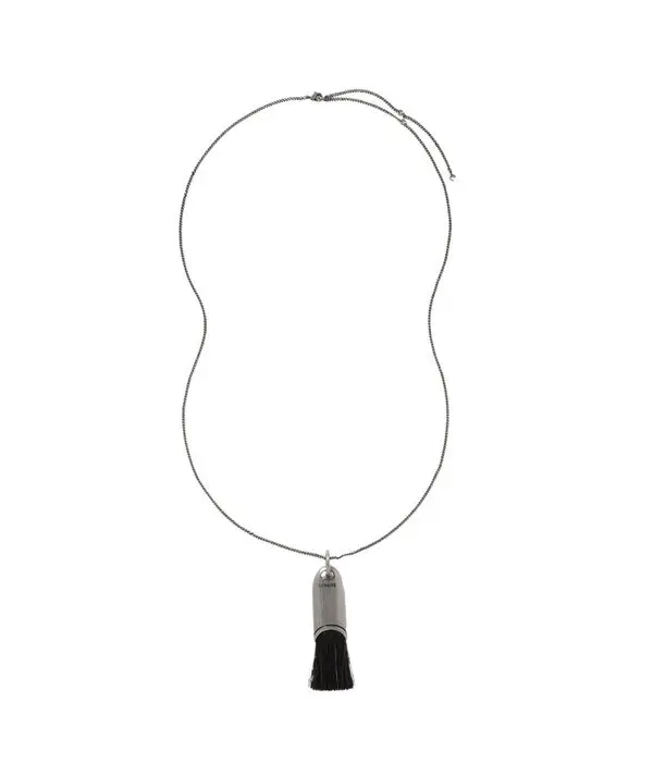 LEMAIRE Personal Brush Necklace - Silver