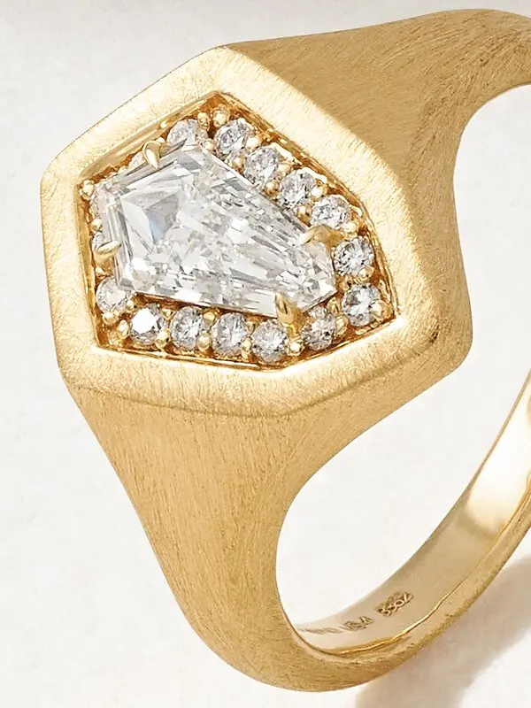 KAMYEN Kite 18-karat Diamond Ring