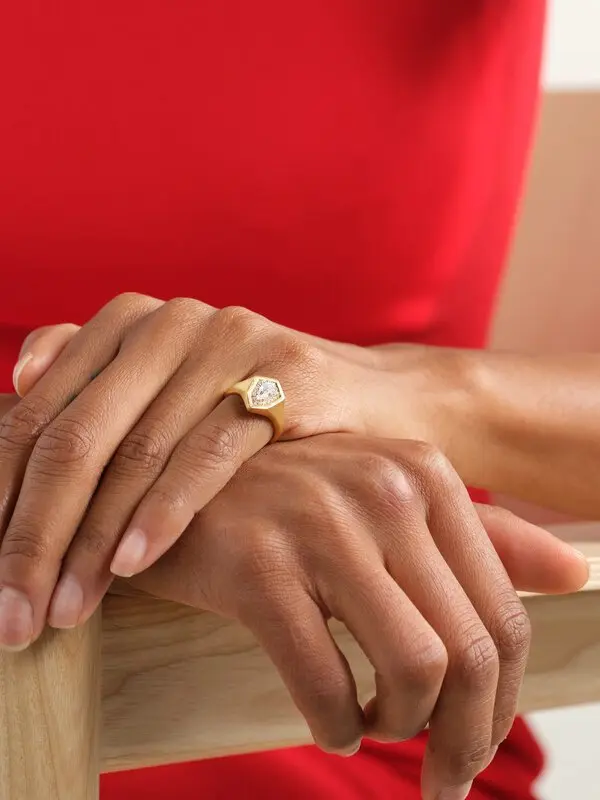 KAMYEN Kite 18-karat Diamond Ring