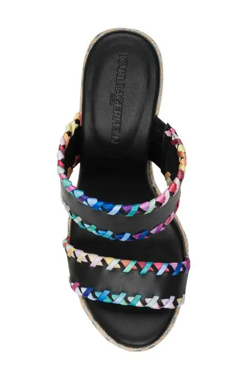 Karl Lagerfeld Paris Charcel Wedge Sandal