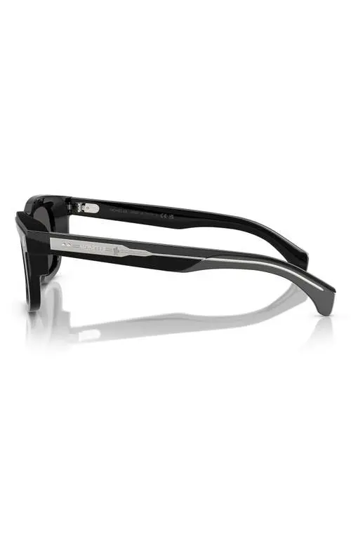 Moncler Claro Square Sunglasses - Shiny Black