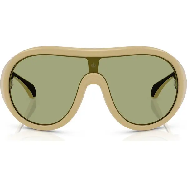 Moncler Cloche Polarized Pilot Shield Sunglasses