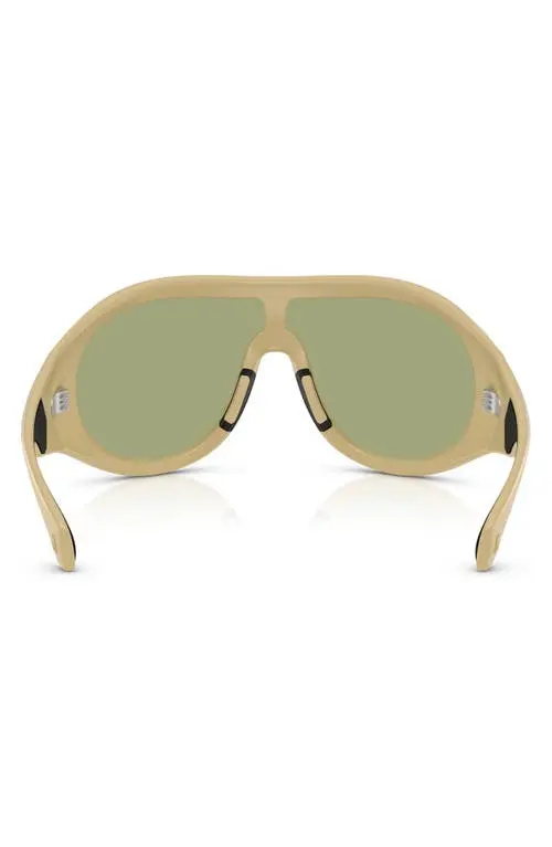 Moncler Cloche Polarized Pilot Shield Sunglasses