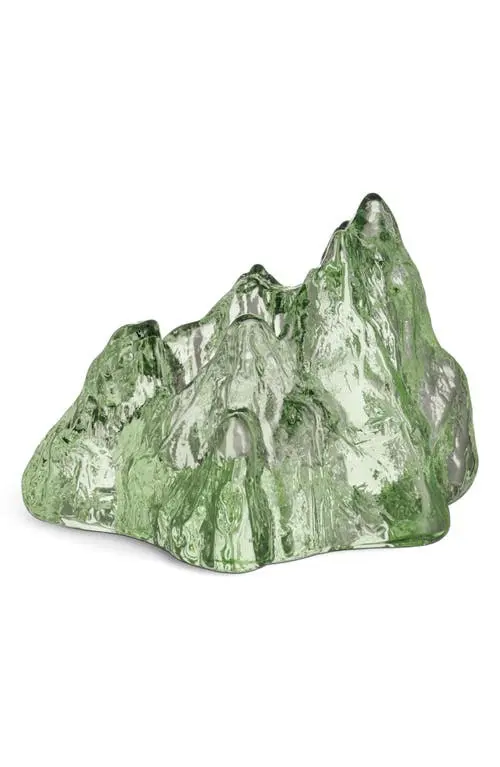KOSTA BODA The Rock Votive Holder - Green