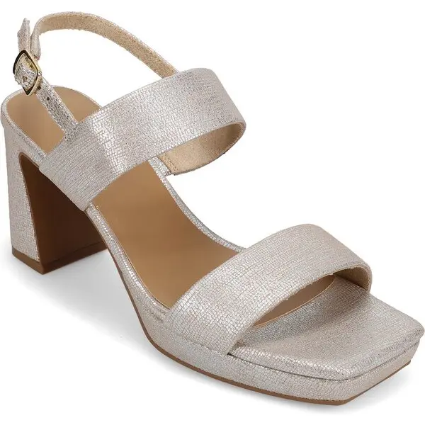 Vaneli Maida Slingback Platform Sandal - Perla