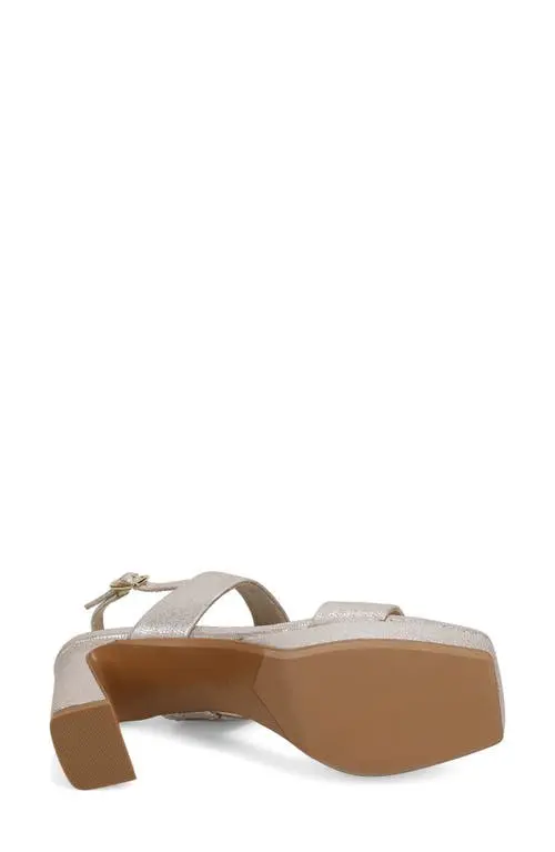 Vaneli Maida Slingback Platform Sandal - Perla