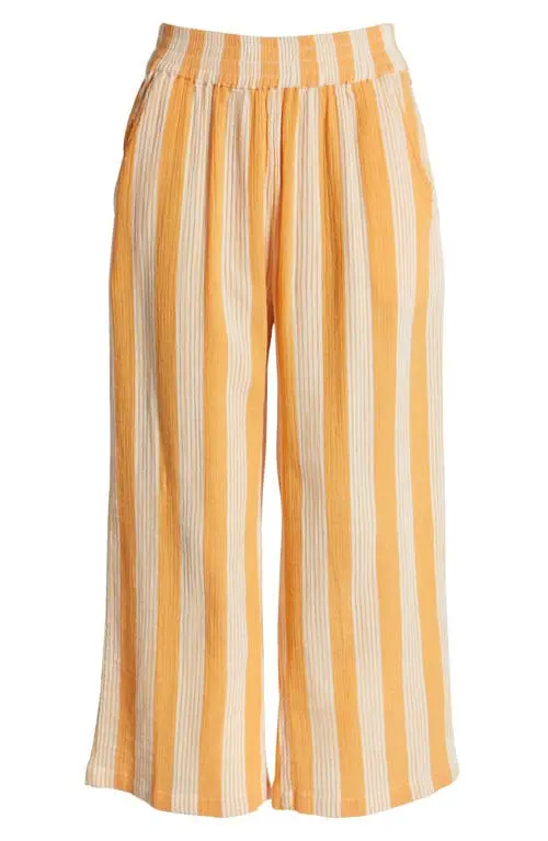 Rip Curl Stripe Cotton Gauze Pants