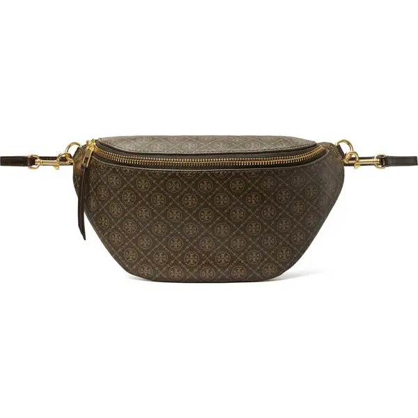 Tory Burch T Monogram Coated Canvas Belt Bag - French Press
