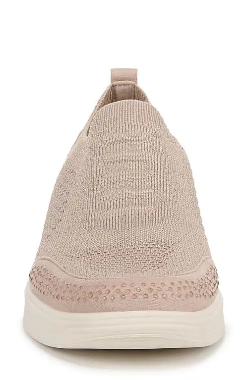 LIFESTRIDE Bzees Timeless Platform Slip-on Sneakers - Beige