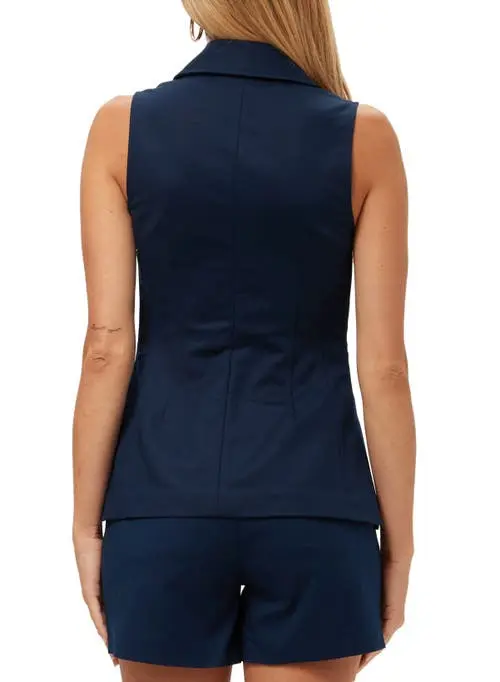 Trina Turk Collared Vest Top