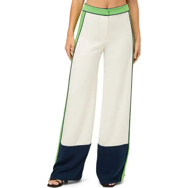 Trina Turk Rivals Colorblock Wide Leg Pant