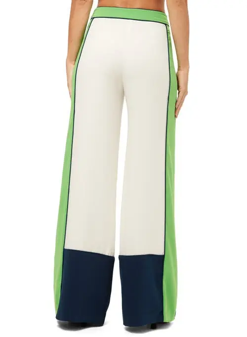 Trina Turk Rivals Colorblock Wide Leg Pant
