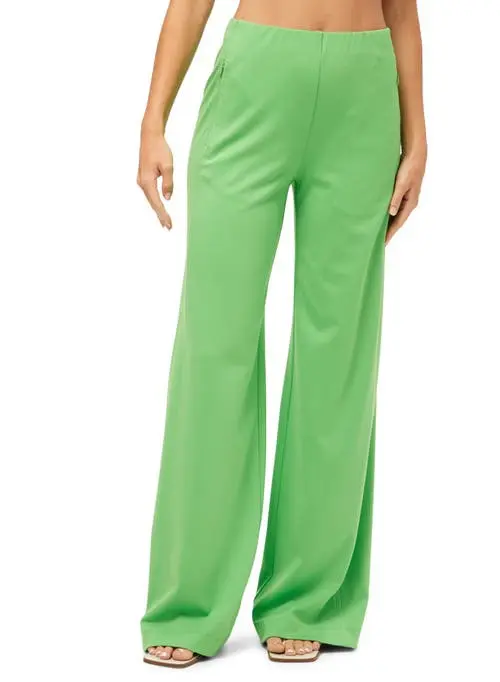 Trina Turk Record Ponte Pant - Grass Court Green