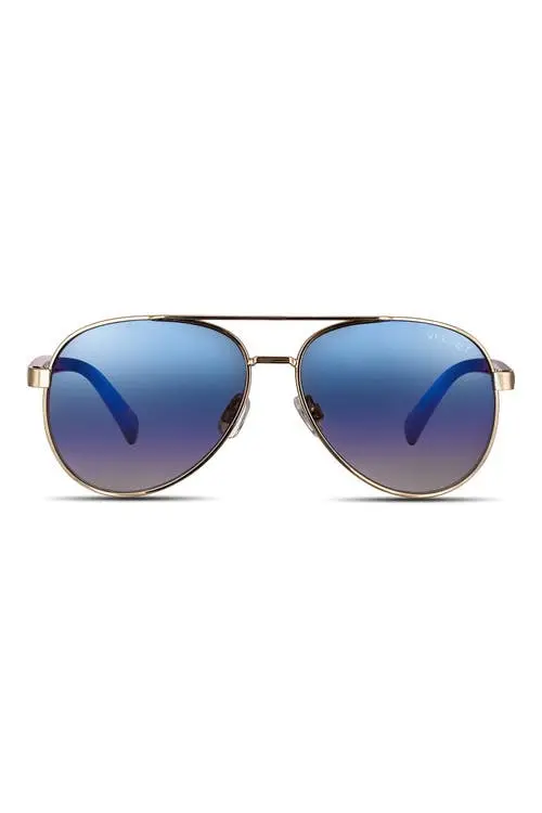 VELVET EYEWEAR Bonnie Sunglasses - Rose Gold