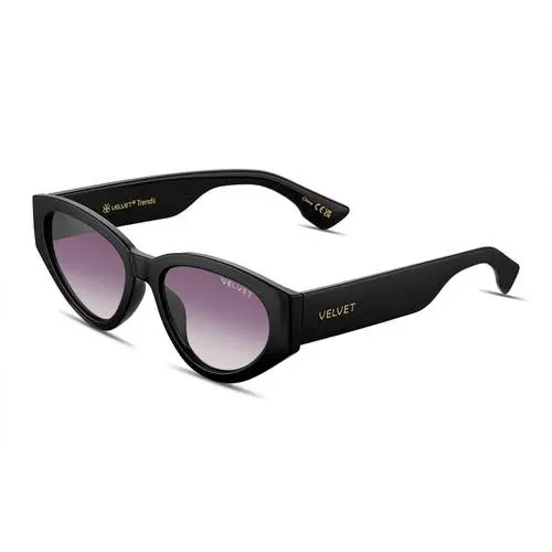 VELVET EYEWEAR Rosa Sunglasses - Black