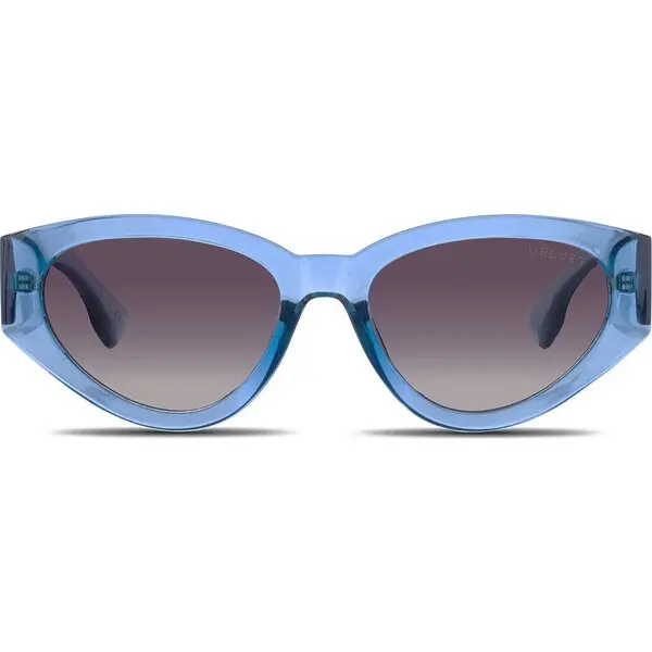 VELVET EYEWEAR Rosa Sunglasses - Dusty Blue