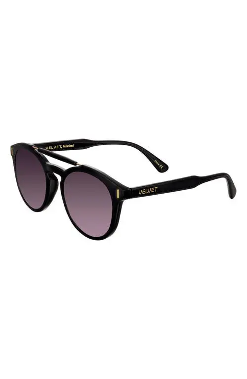 VELVET EYEWEAR Amelia Sunglasses - Black Grey