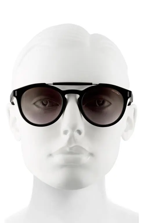 VELVET EYEWEAR Amelia Sunglasses - Black Grey