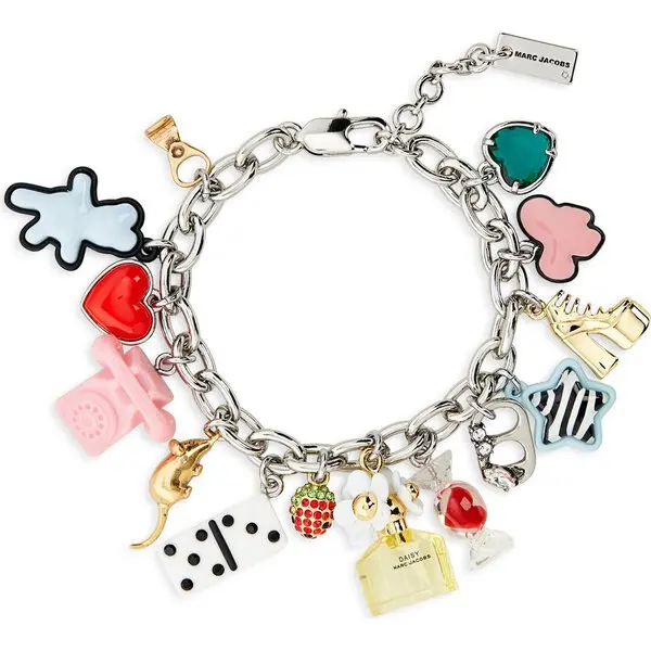 Marc Jacobs Sticker Statement Charm Bracelet