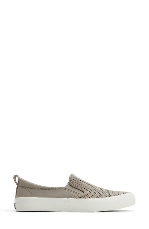 Sperry Crest Twin Gore Slip-on Sneakers - Grey Perf