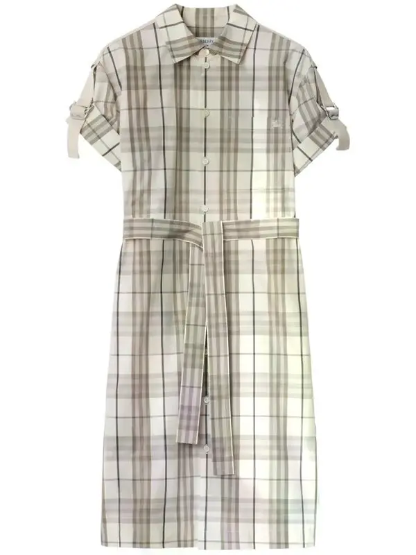 Burberry Checked Shirt Dress