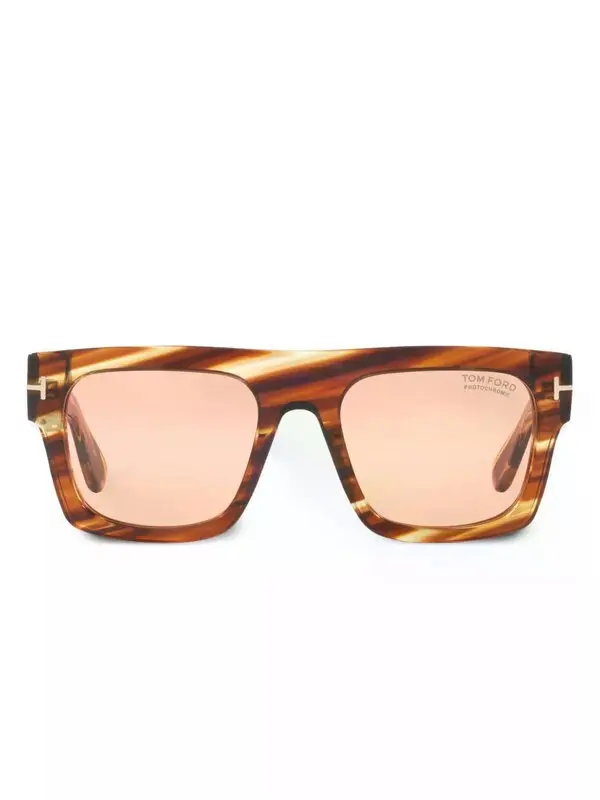 TOM FORD Fausto Square-frame Sunglasses - Green