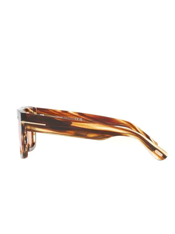 TOM FORD Fausto Square-frame Sunglasses - Green
