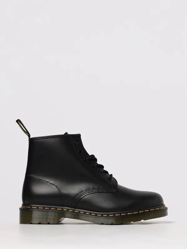 Dr. Martens Leather Lace Up Boots - Black