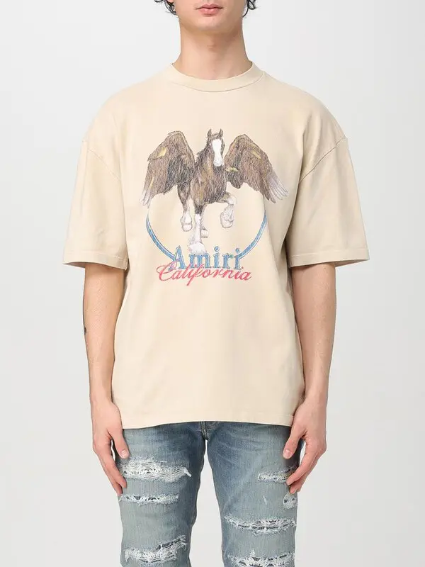 Amiri T-Shirt In Beige - 20% Off | Editorialist