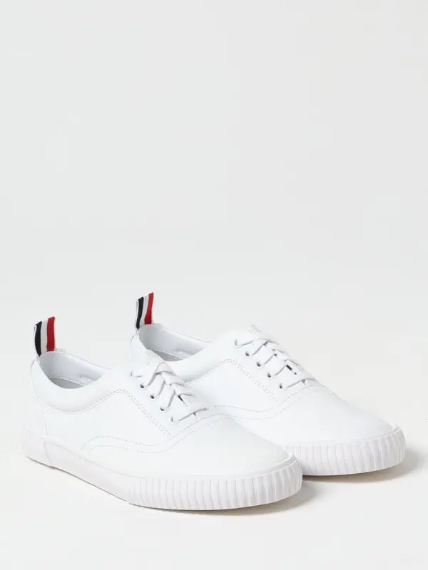 Thom Browne Leather Sneakers - White