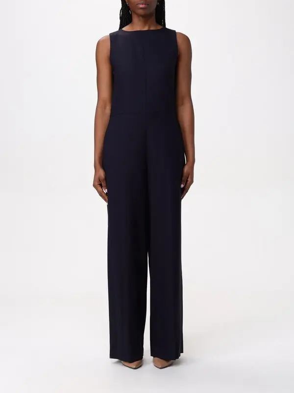 Theory Sleeveless Wide-leg Jumpsuit - Blue