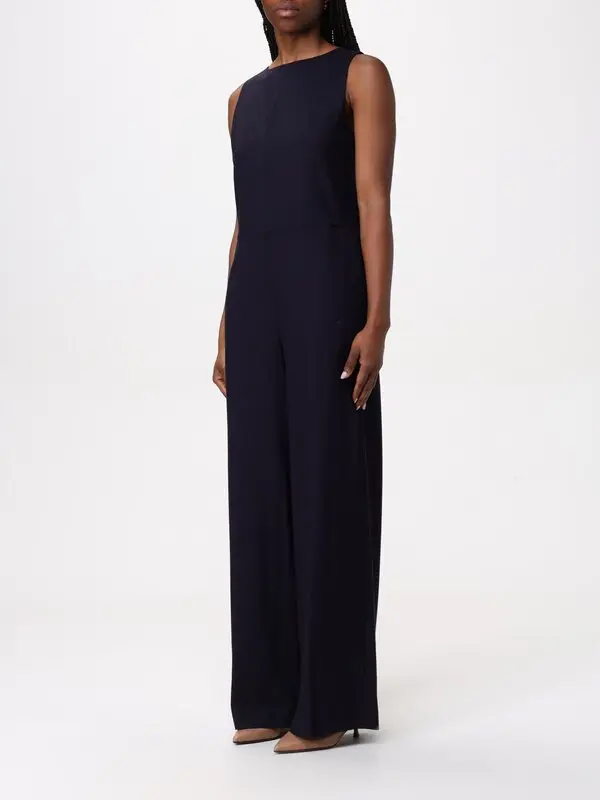 Theory Sleeveless Wide-leg Jumpsuit - Blue