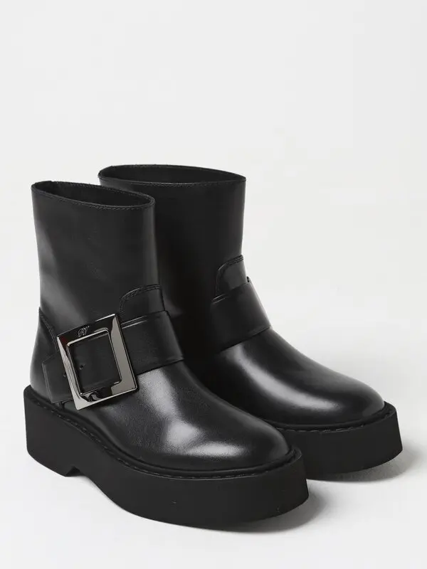 ROGER VIVIER Buckled Platform Boots