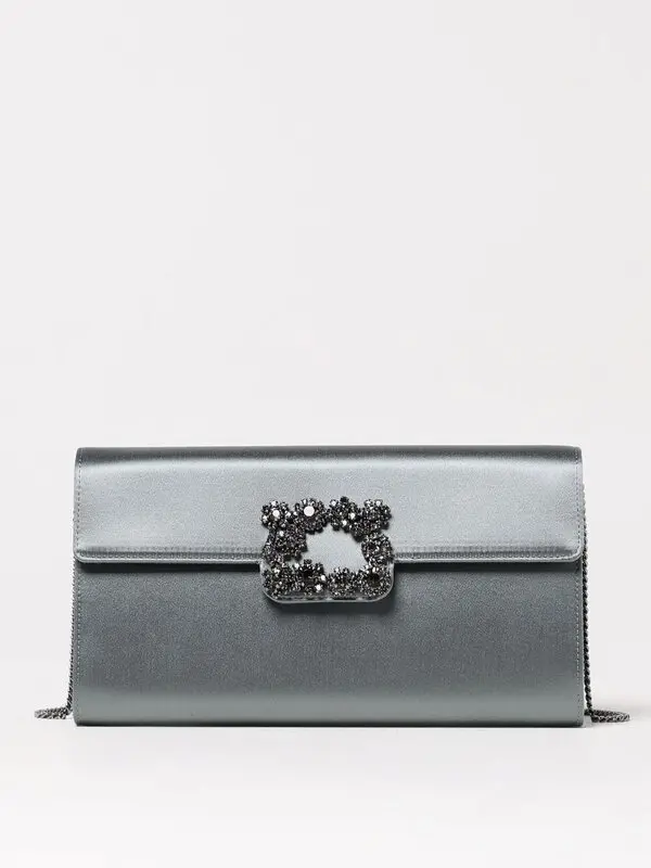 ROGER VIVIER Evening Clutch - Lead