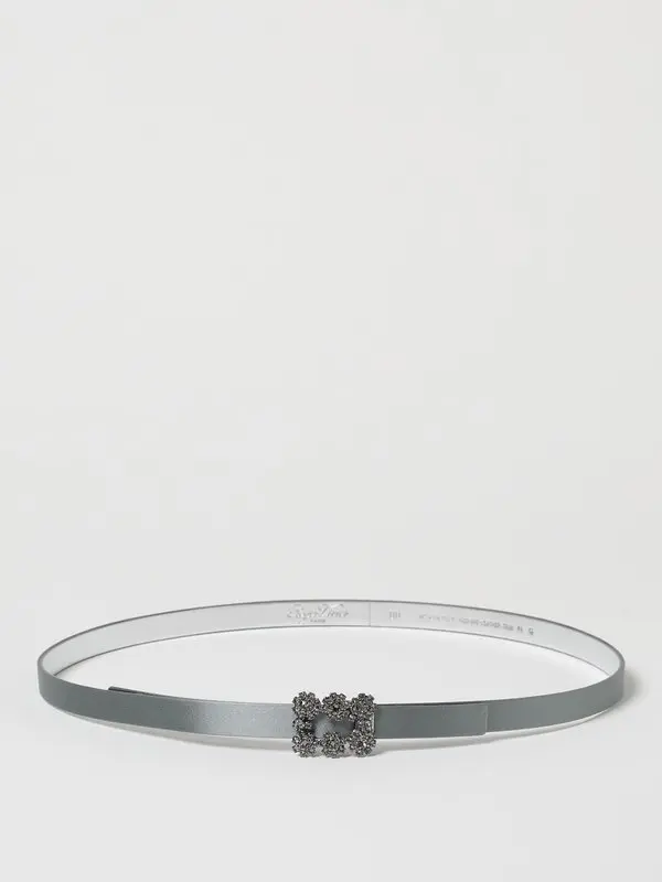 ROGER VIVIER Embellished Belt - Dust