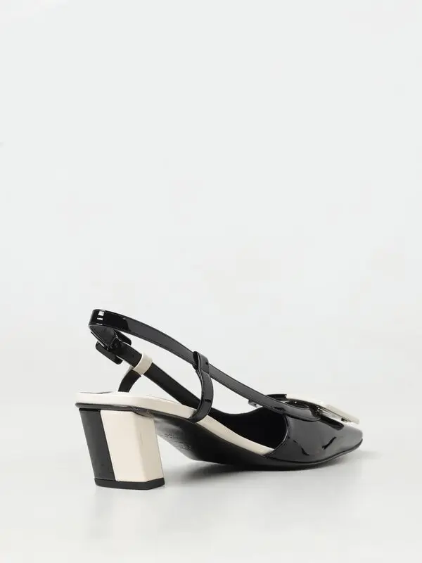 ROGER VIVIER Slingback High Heel Shoes - Black