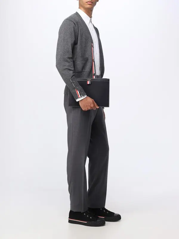 Thom Browne Leather Handheld Clutch
