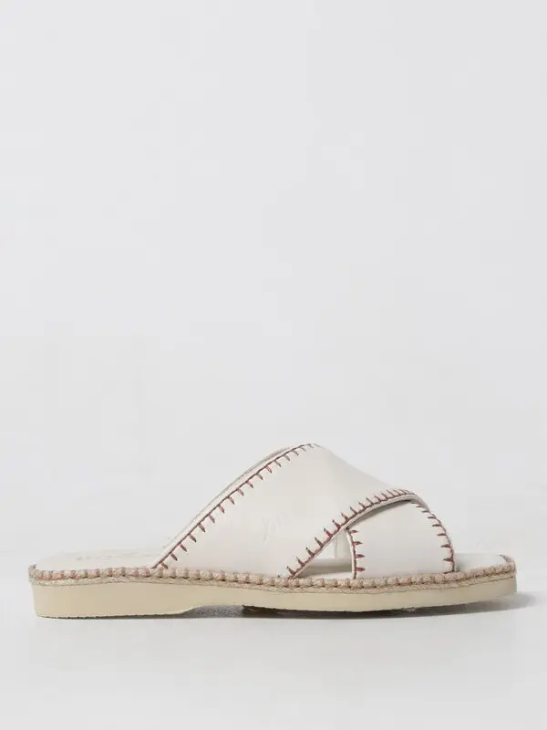 Hogan Flat Sandal - White
