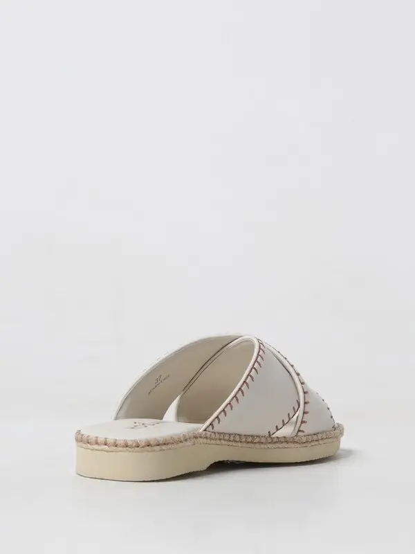 Hogan Flat Sandal - White