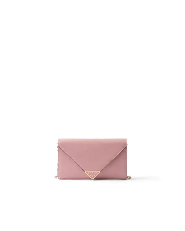 Prada Mini Saffiano Leather Bag - Pink